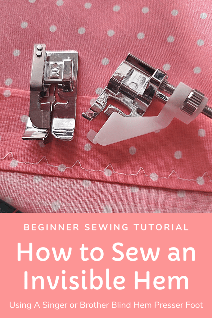 How To Sew A Blind Hem With A Blind Stitch Presser Foot