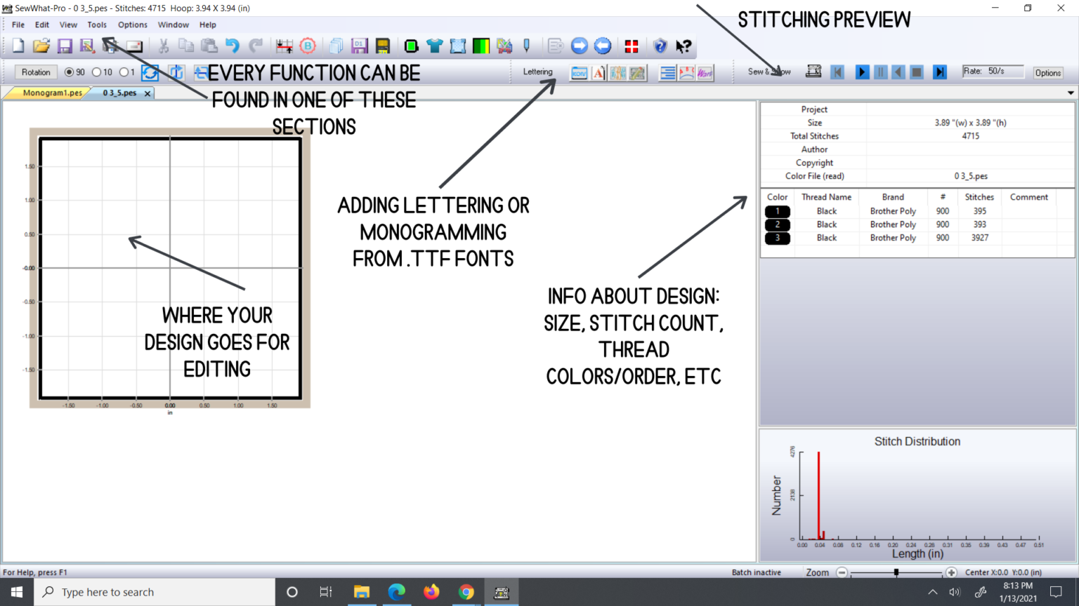 SewWhat-Pro Embroidery Software Review + Tutorial