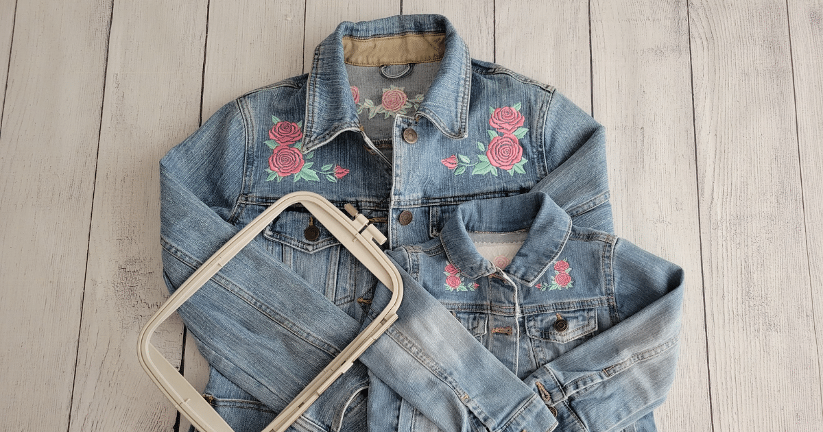 DIY Denim Jacket Embroidery Tutorial