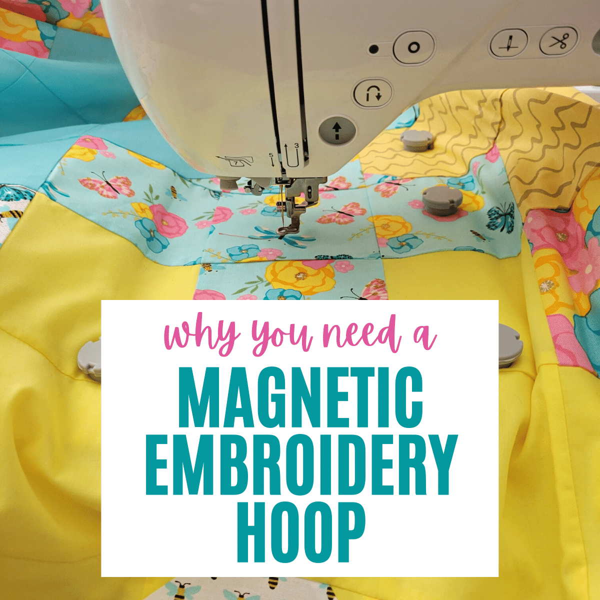 Using Magnetic Machine Embroidery Hoops Like A Pro