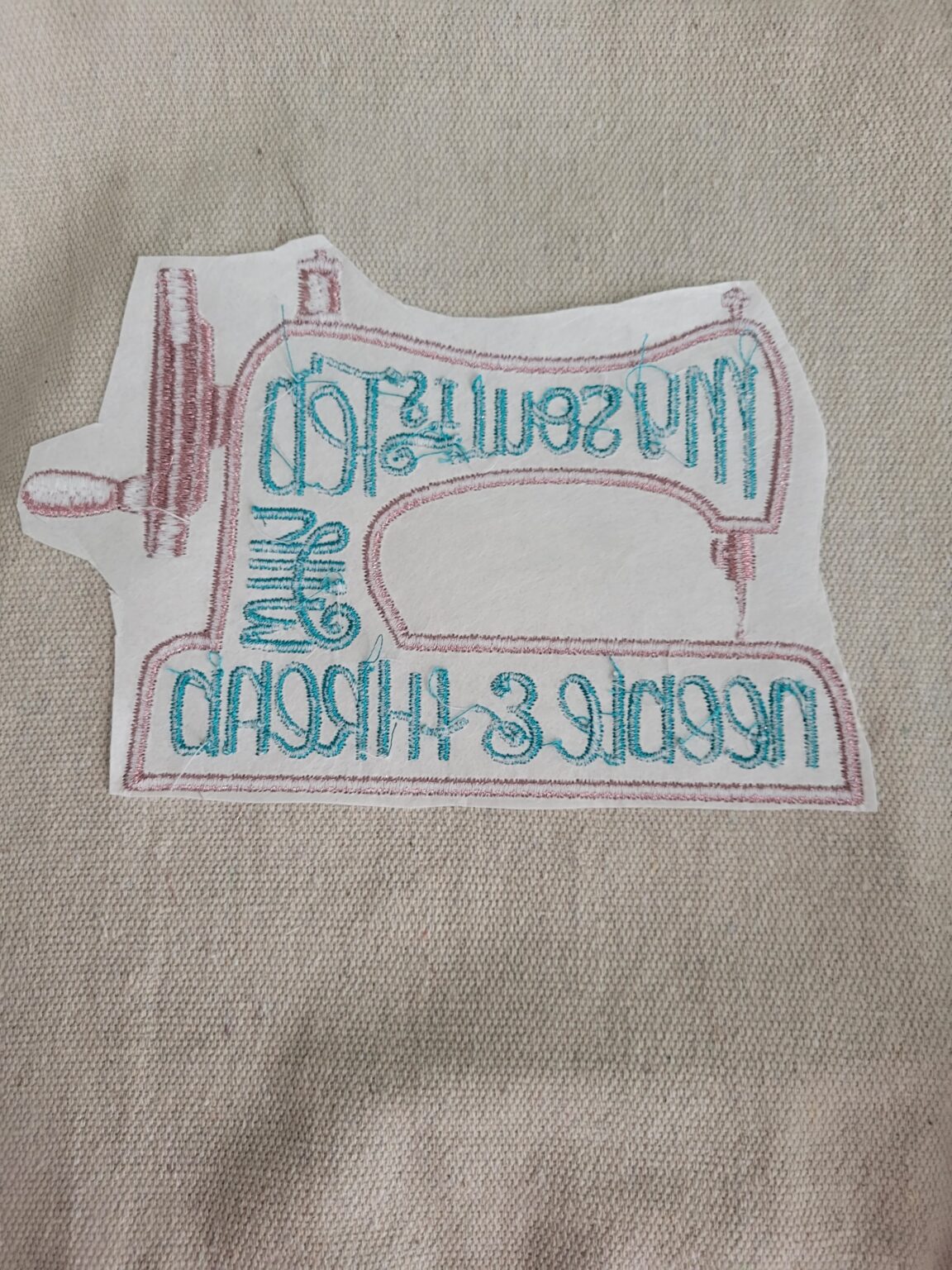 Machine Embroidery Applique With Heat-Transfer Vinyl (HTV)