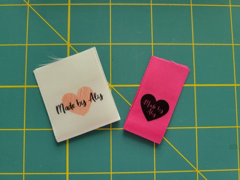Create Custom Sublimation Clothing Tags To Sew In
