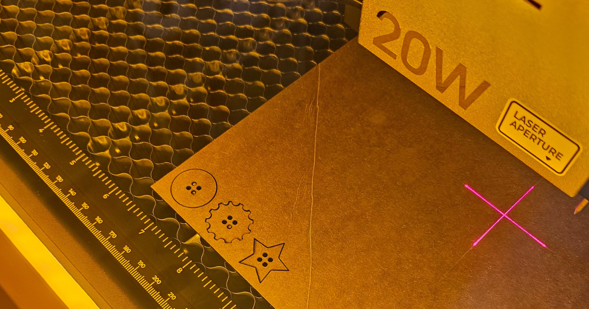 How To Laser Cut Acrylic Sewing Buttons (+Free File!)